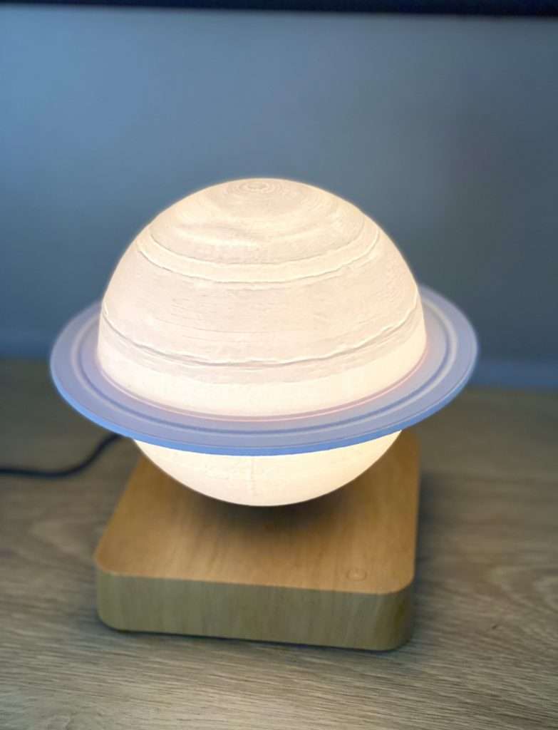 Floating Saturn Moon LED Lamp - Green Power Night LED light